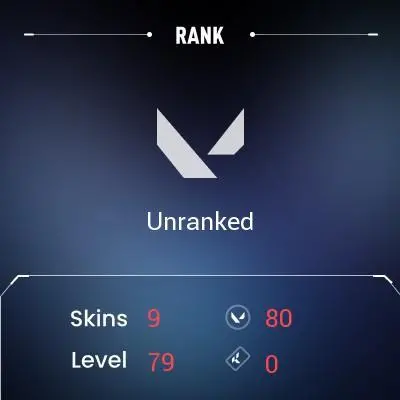 Valorant Ranked Ready Europe 9 skins 13 agents 79 Level N0346 - iGV