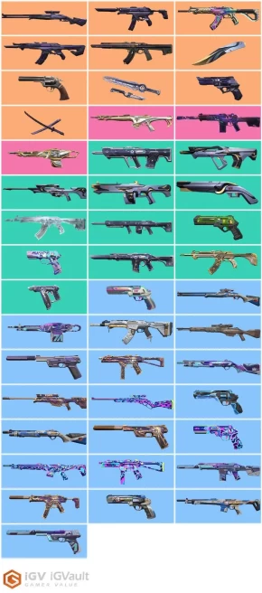 EU 【 46 SKINS 33000 VP Spent EX.O Edge EX.O Vandal Prelude to Chaos ...