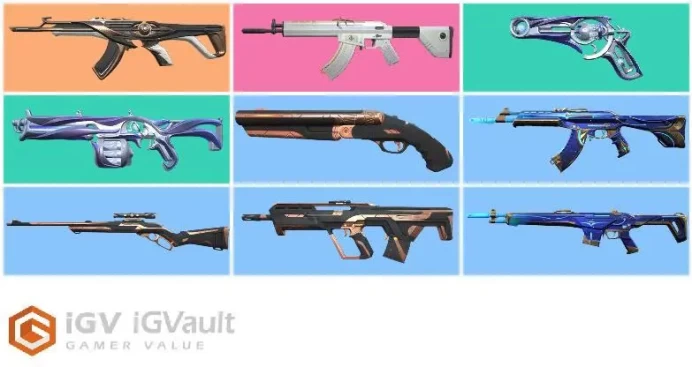EU-TR 【9 SKINS 4950 VP Spent ChronoVoid Vandal Neptune Vandal Starlit ...
