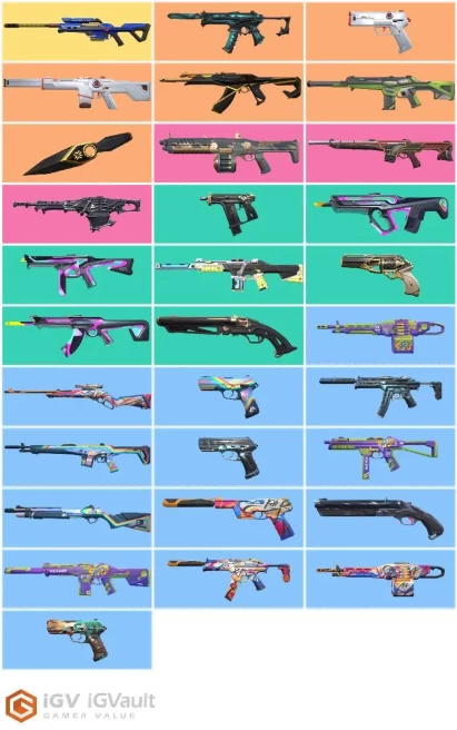 EU 31 skins | Champions 2023 Kunai | Champions 2023 Vandal | Radiant ...