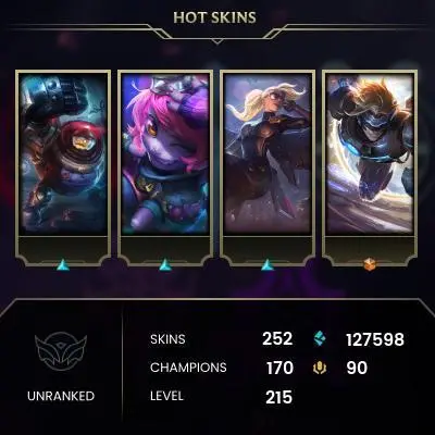 EMAIL AND PASSWORD ARE CHANGEABLE 252 SKINS 16 PRESTIGE ALL CHAMPIONS ...