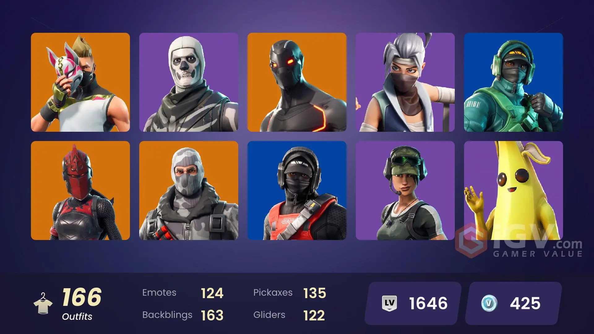 [PC/XBOX/PSN] 165 skins | OG STW | Stealth Reflex | Merry Mint Axe ...