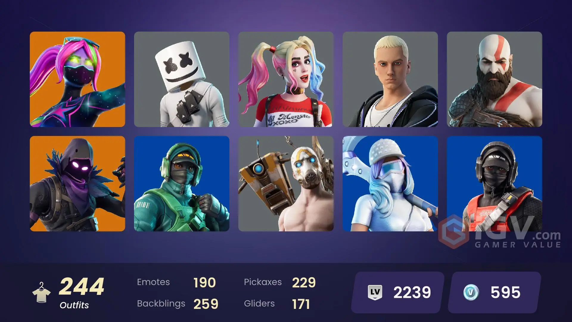 [PC] ] 244 skins | OG STW |/ Leviathan Axe Stealth Reflex | Kratos ...