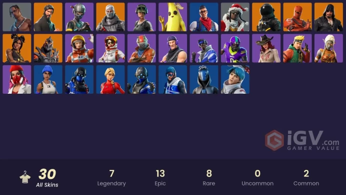 FA[XBOX/SWITCH/PC] 30 skins, The Reaper, Elite Agent, Travis Scott ...