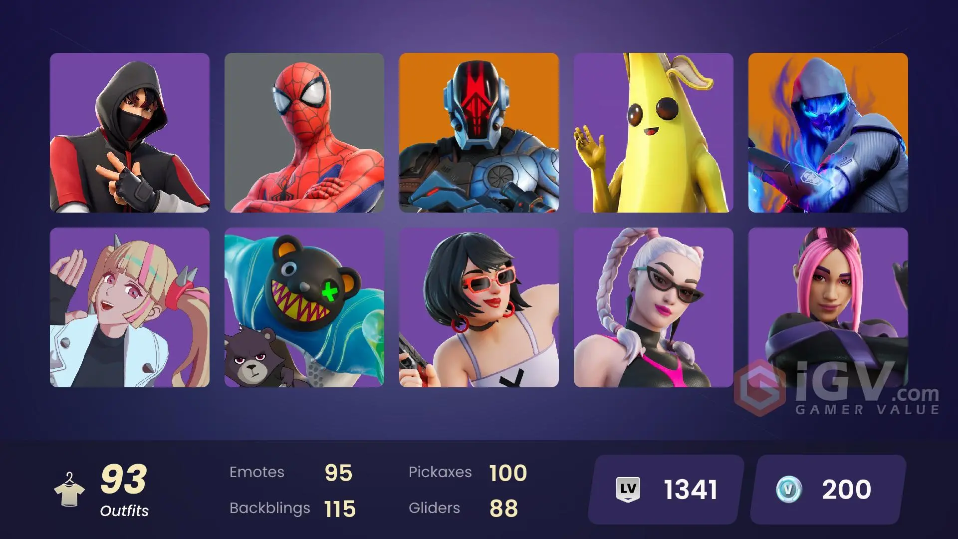 [PC/NIN] 93 skins | IKONIK | Raider's Revenge | Era | Malik | Hybrid ...