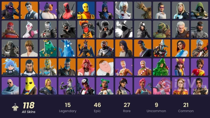 PC/PSN/XBOX | 129 skins | OG STW | Prodigy | Blue Striker | Cloud ...