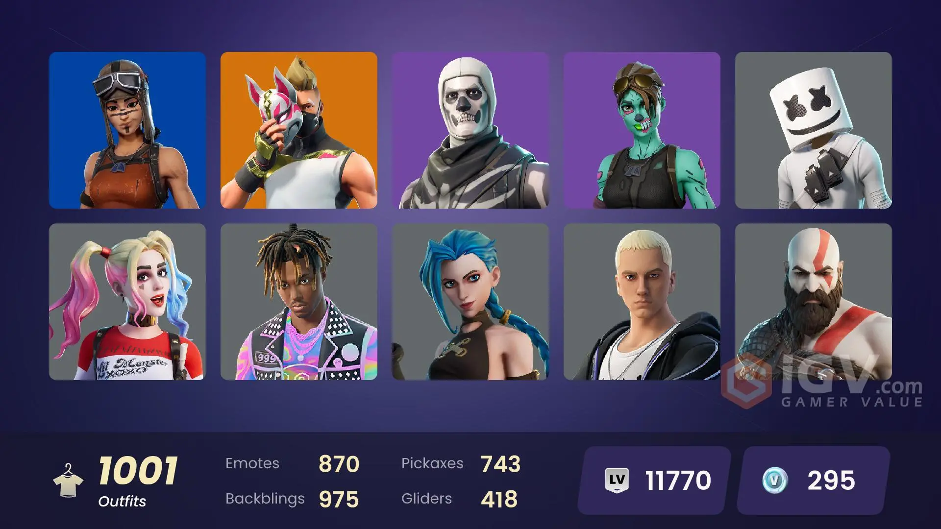 【PC/PSN】 1001 SKINS 867 DANCES DOUBLE HELIX | HUNTMASTER SABER | ROGUE ...