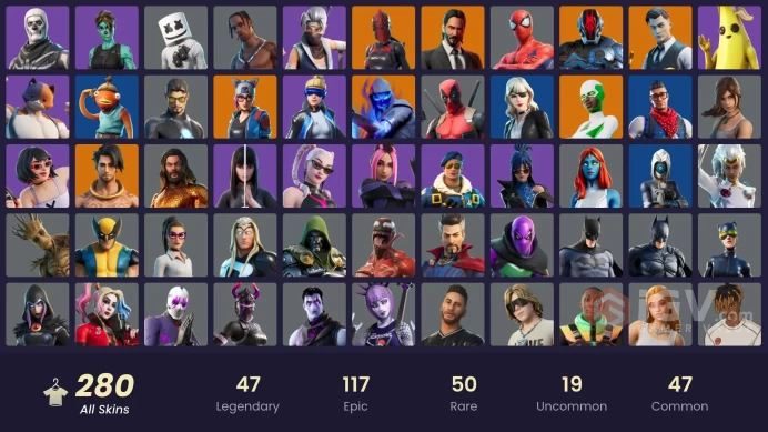 [PC/XBOX/PSN/NIN] 280 Skins | OG STW | Travis Scott | Neo Versa | Gold ...