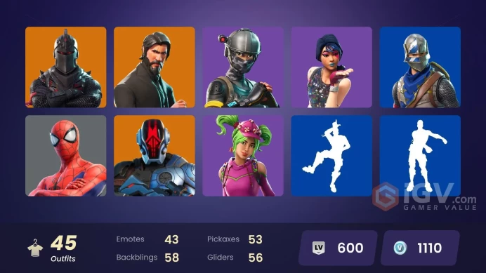 (PC/PSN/XBOX) 1110 VB) 45 SKINS / BLACK KNIGHT / SPARKLE SPECIALIST ...