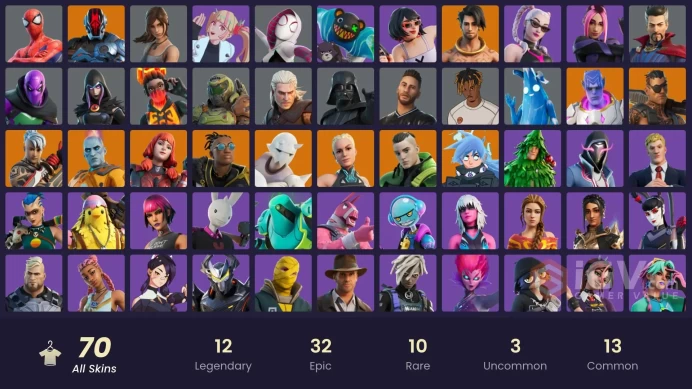 [PC/PSN/XBOX] 70 skins | The Origin | Snap | Joey | Kymera | Nezumi ...