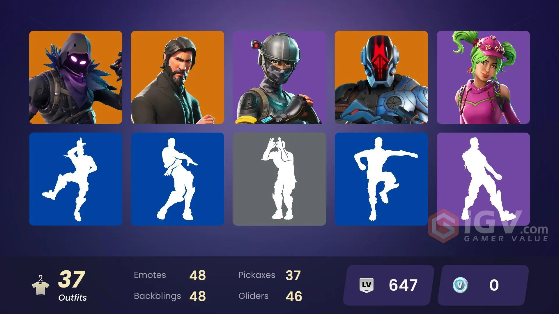 (PC/PSN/XBOX) 0 VB) 37 SKINS / THE REAPER / ELITE AGENT / BLUE TEAM ...