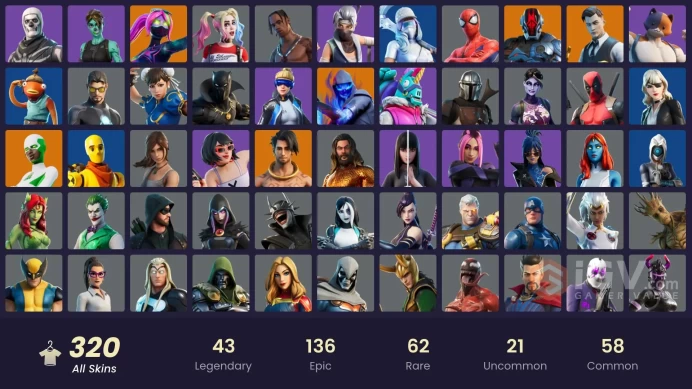 (PC) 430 VB) 320 SKINS / NEO VERSA / TRAVIS SCOTT / GOLD MIDAS / GOLD ...