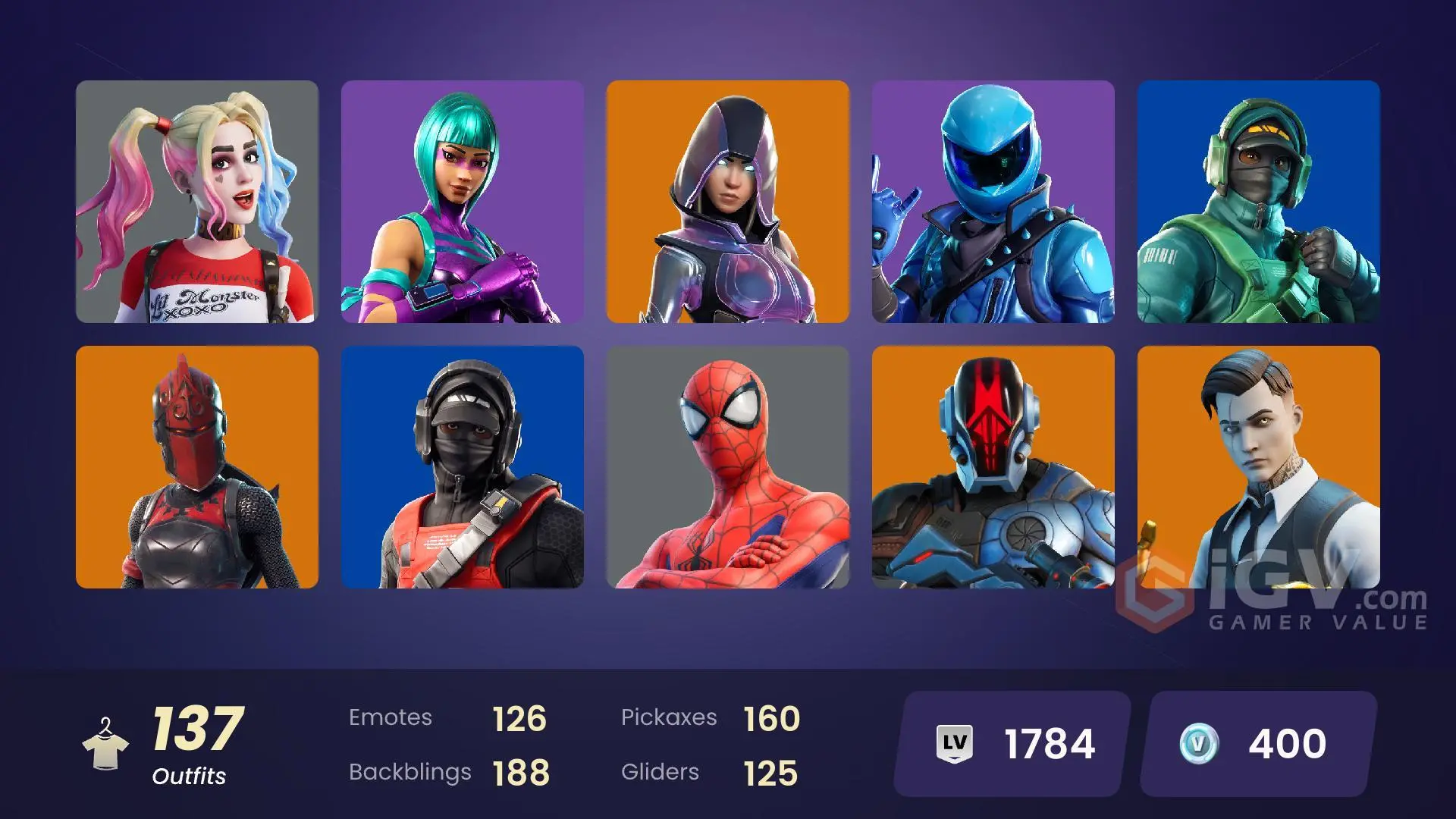 (PC/PSN) 400 VB) 137 SKINS / WONDER / HONOR GUARD / STEALTH REFLEX ...