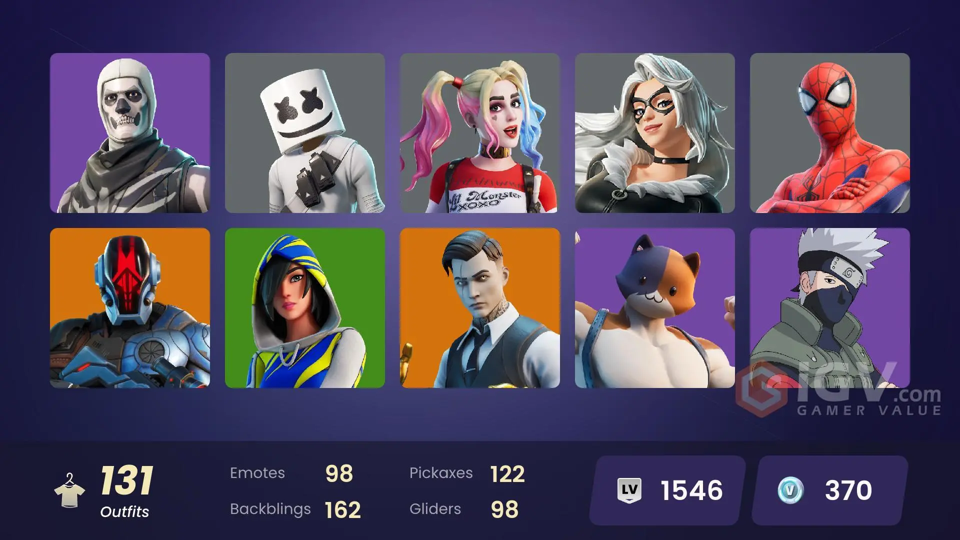 [PC/XBOX] 132 skins | Modena Icon | Fade | FNCS 3:1 Champion | Peter Griffin | Torin | Firebrand ...