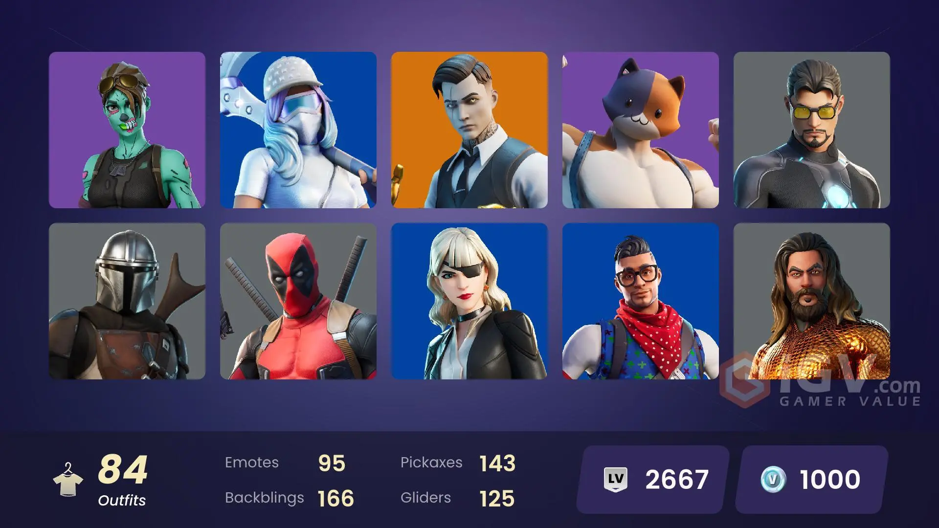 【PC-PSN-XBOX】 82 skins | Blue Team Leader | Gold Midas | Blue Striker ...