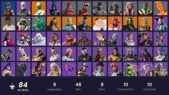 [PC/PSN/XBOX] 84 skins | Renegade Raider | Hades | Kado Thorne | Zeus ...