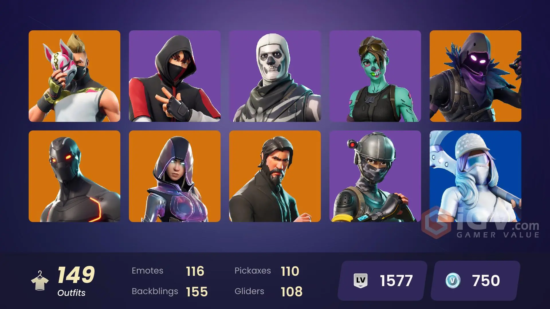 [PC/PSN/XBOX/NINTENDO] 149 skins / OG STW IKONIK / The Reaper / Elite ...