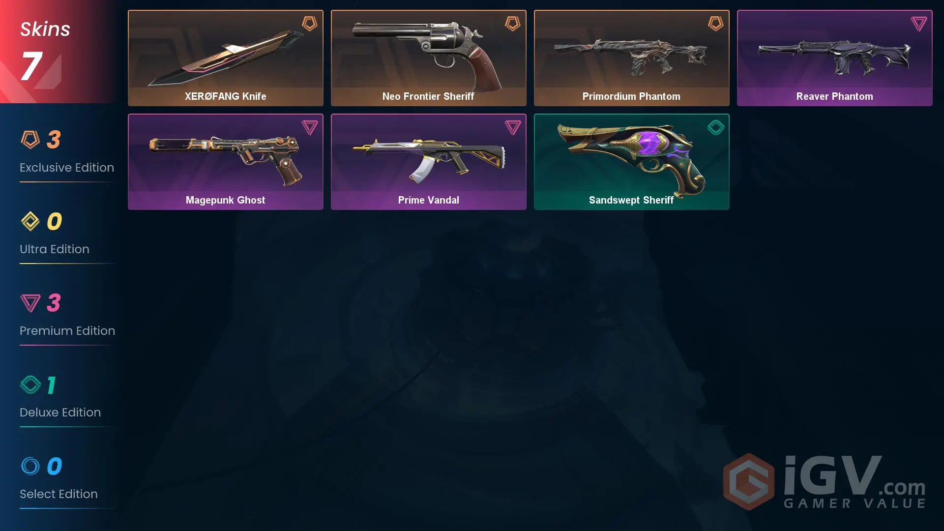 [EU\TURKEY] - SKINS 7 - KNIFE 1 - Primordium Phantom - Neo Frontier ...