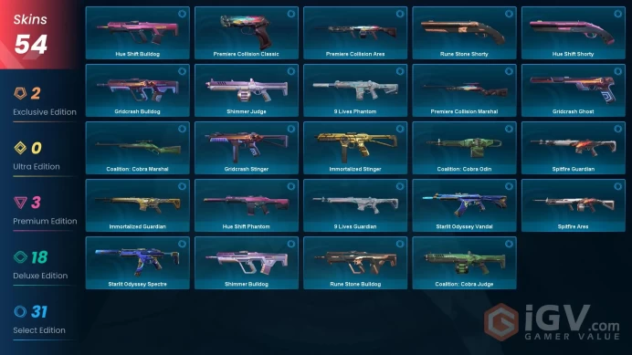 [EU] - SKINS 54 - KNIFE 1 - Origin Crescent Blade - Araxys Vandal ...