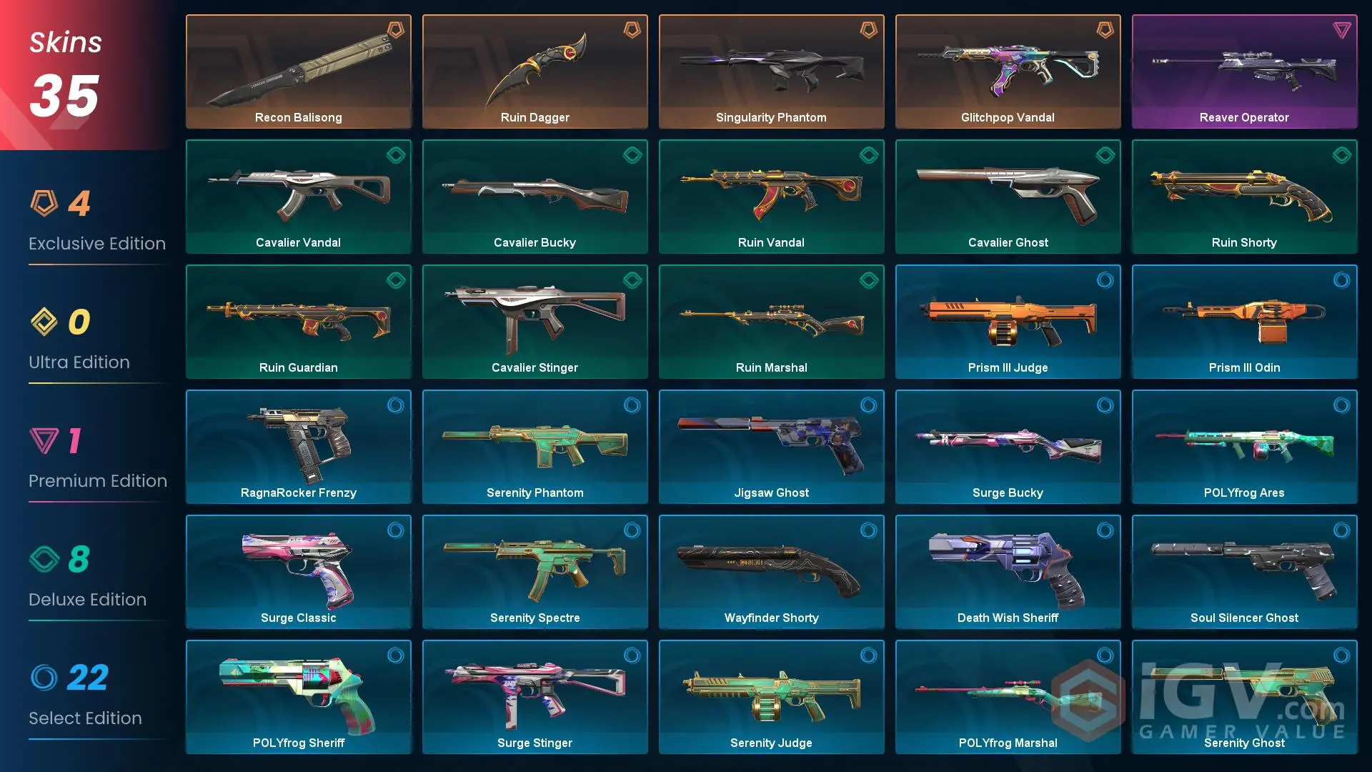 [EU\TURKEY] - SKINS 35 - KNIFE 2 - Ruin Dagger - Recon Balisong ...