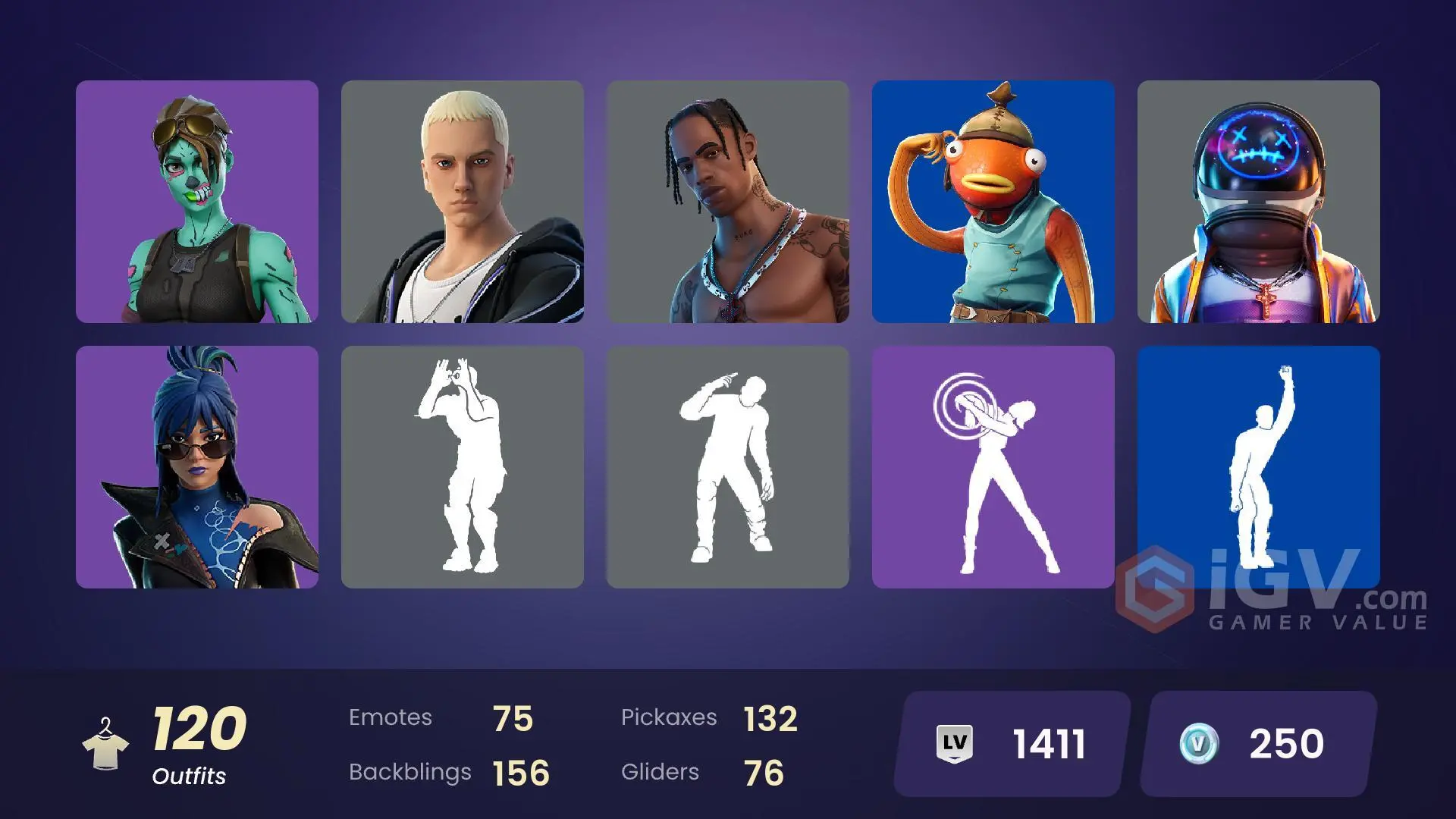 (PC/PSN/XBOX) 250 VB) 120 SKINS / TRAVIS SCOTT / ASTRO JACK / ZEUS ...