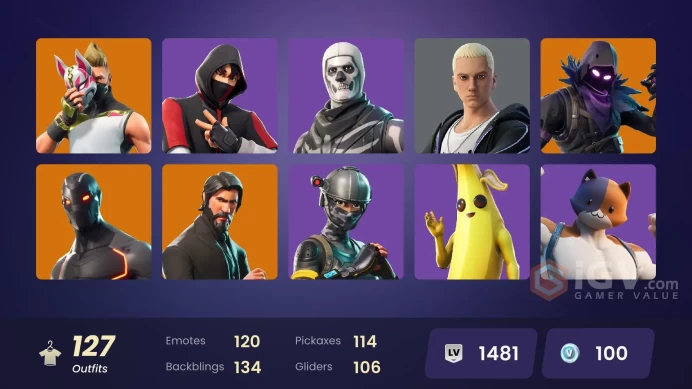 [PC/XBOX] 127 skins | OG STW | IKONIK | The Reaper | Elite Agent | Take ...