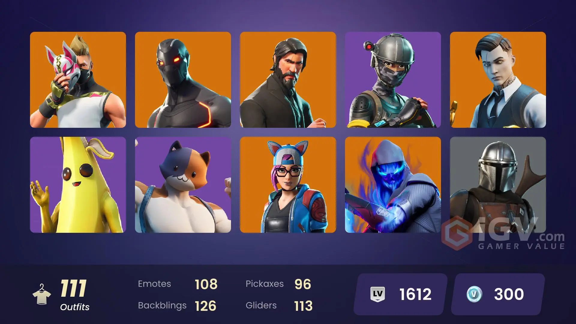 BUY OG FORTNITE ACCOUNT SAFE STACKED RARE SKINS FULL ACCESS - iGV