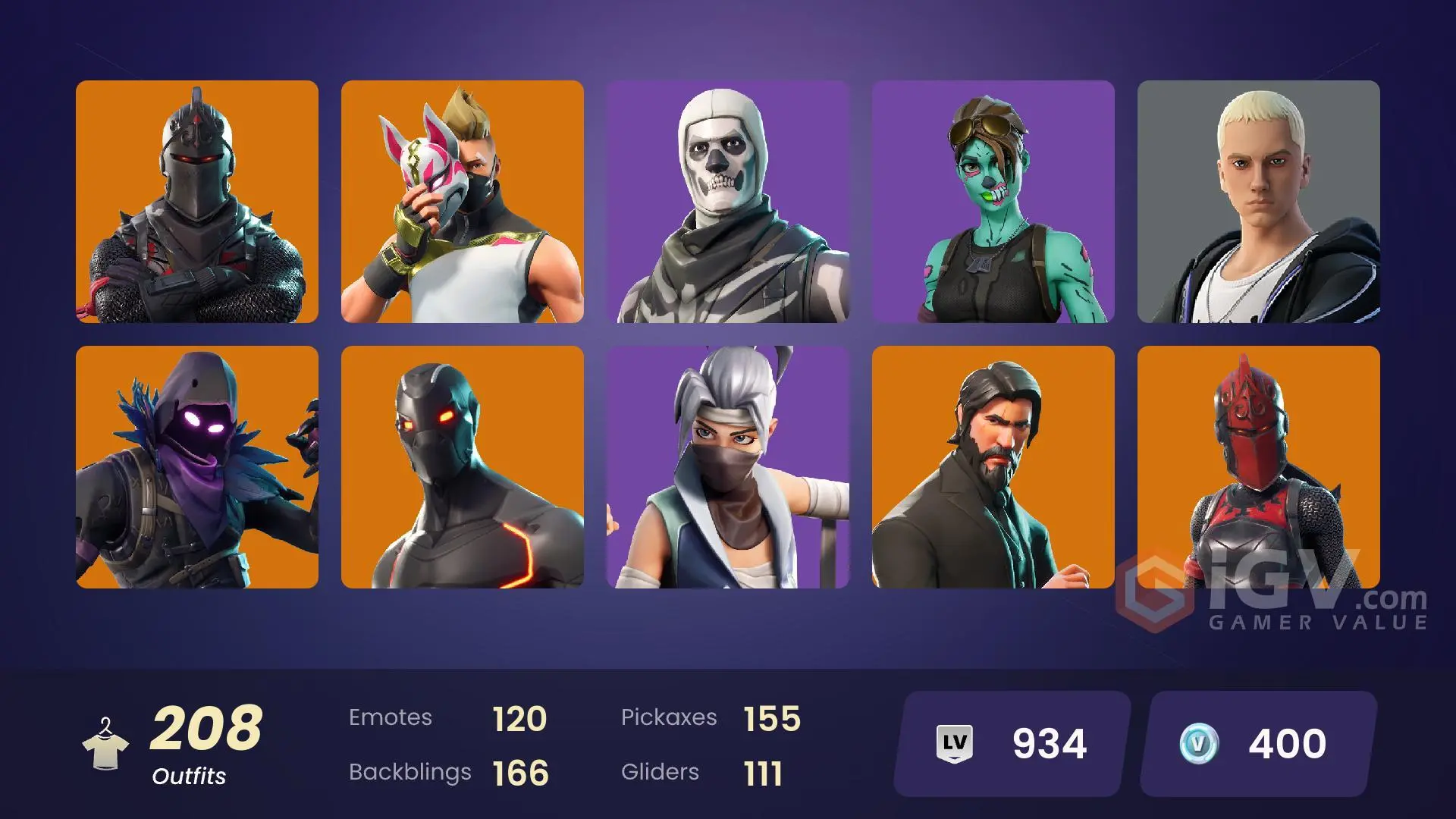 Fortnite og skins Saison 1 - iGV