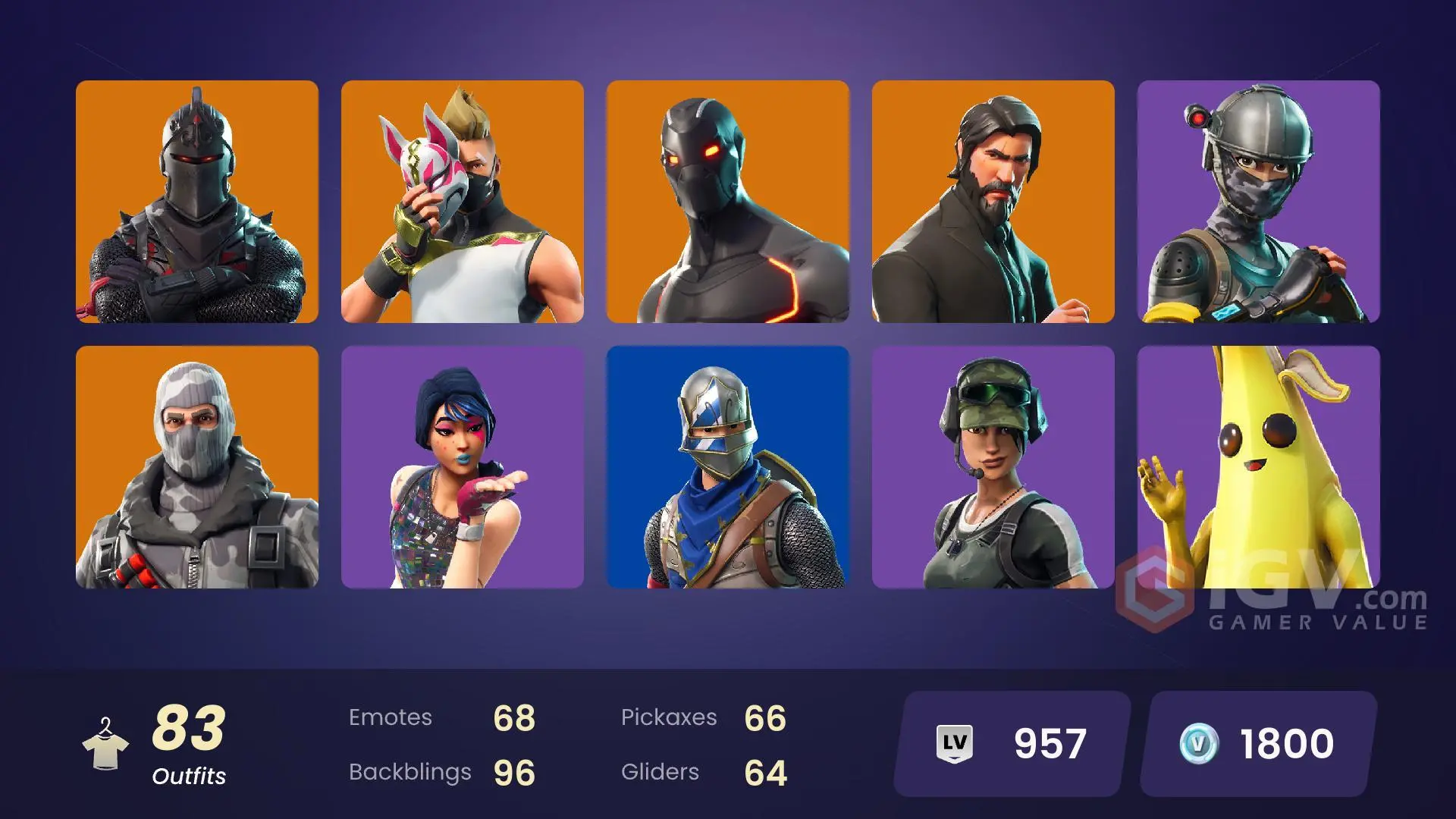83 SKINS/Black Knight OG/Blue Squire OG/Sparkle Specialist OG/The ...