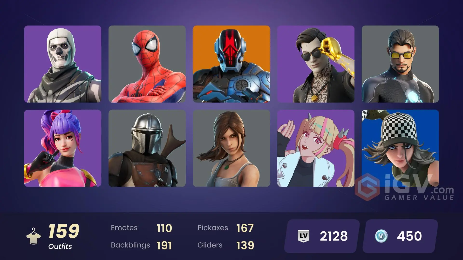 [PC] 159 skins | Xander | Menace | The Ageless | Zeus | Hades | Peter Griffin | Joltara | Kymera ...