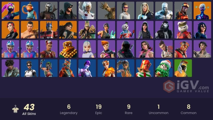(PC/PSN/XBOX) 43 skins | Battle-Tested | Iconic Era | Galaxy Scout ...