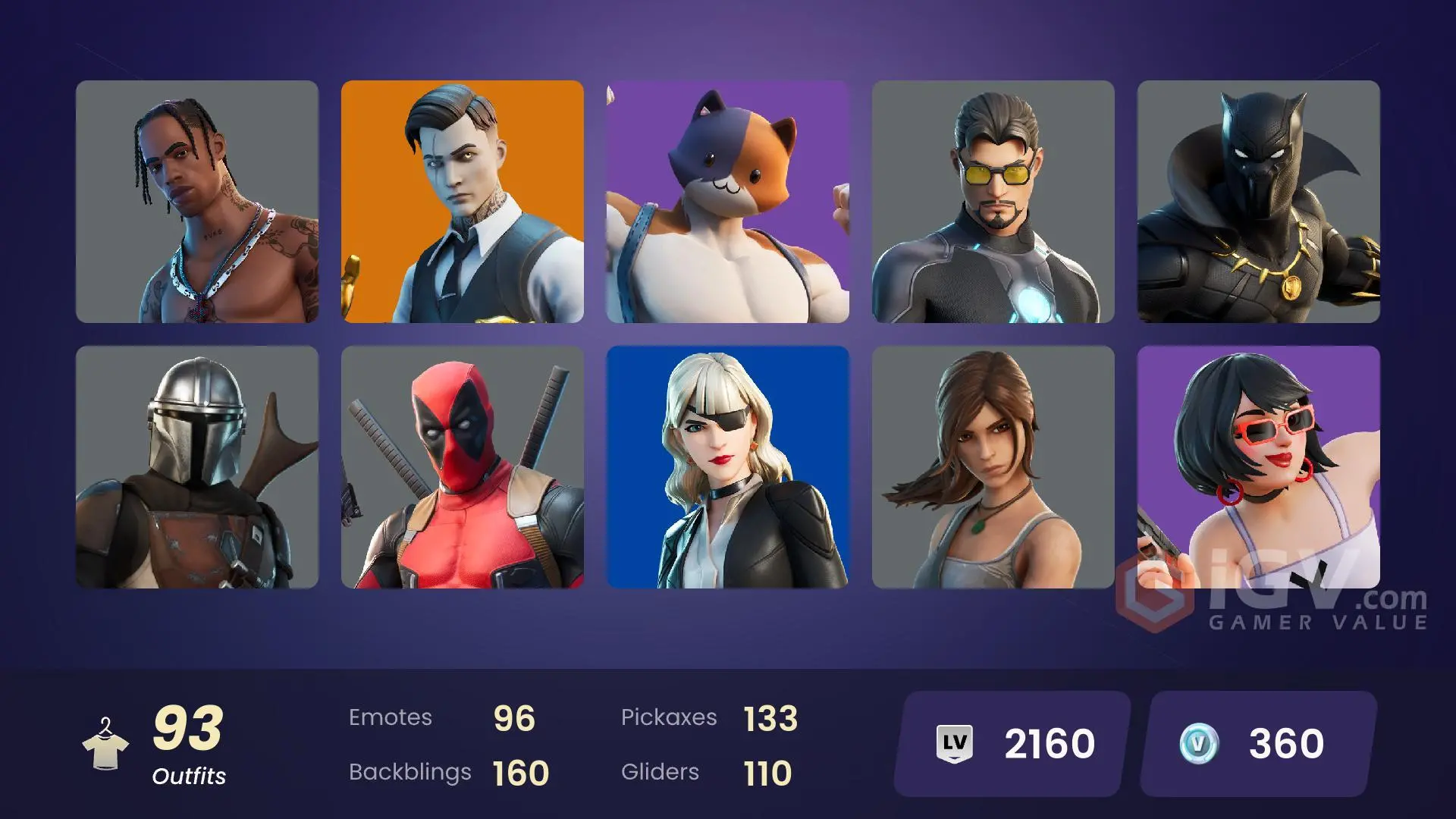 【PC + OTHER】 93 SKINS TRAVIS SCOTT | ASTRO JACK | GOLD BRUTUS | GOLD ...