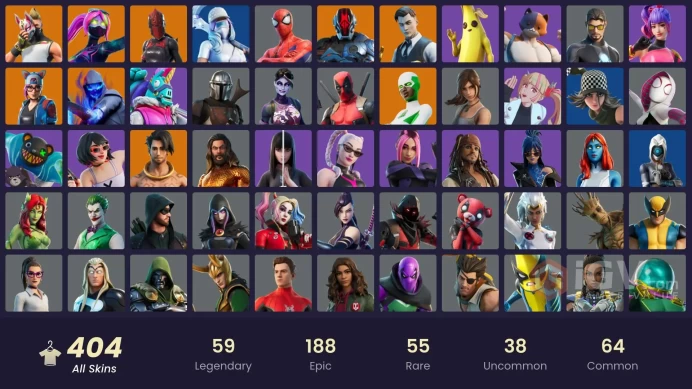 [PC/PSN/XBOX] 406 Skins | Leviathan Axe | Galaxia | Drift | Midas ...