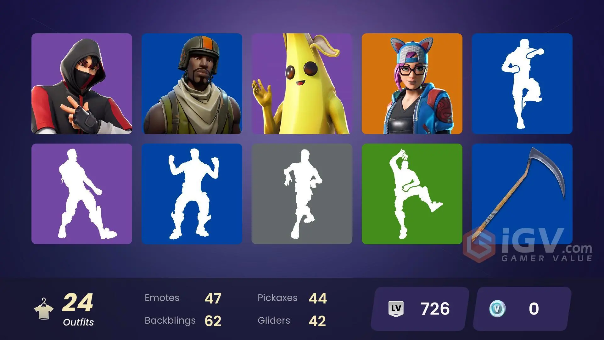 [PC/XBOX] 22 Skins | IKONIK | Peely | Rust Bucket | Take The Elf ...