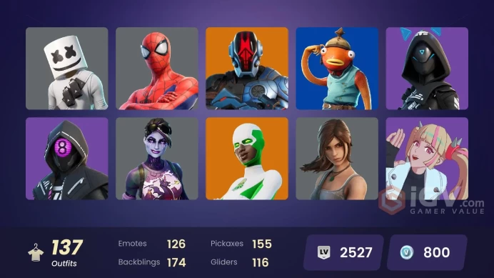 [PC/PSN/XBOX] 137 Skins | Fishstick | Shooting Starstaff | Laugh It Up ...