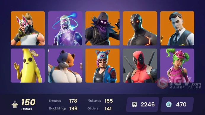 PSN/PC/150 SKIN/Galaxy(OG)/Blitz/Warpaint/OG STW/Midas/Drift/Raptor ...