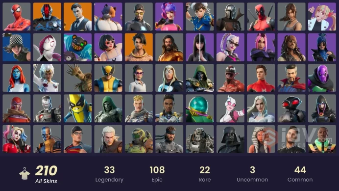 [PC] 210 skins | Gold Midas | Gold Brutus | Chun-Li | Torin | Eternal ...