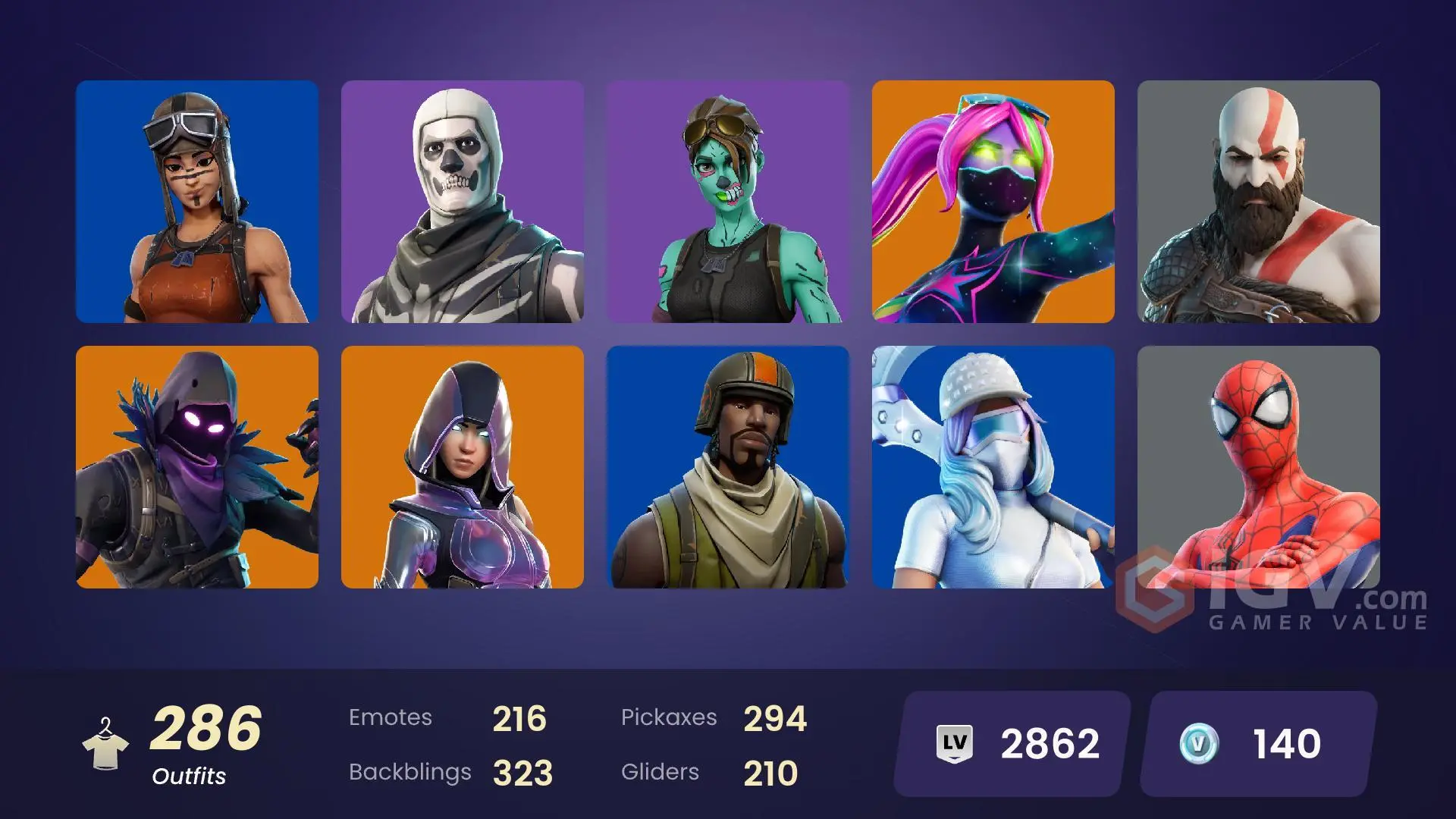 [PC/PSN/XBOX] FA 286 skins Gold Kratos | Leviathan Axe | Glow ...