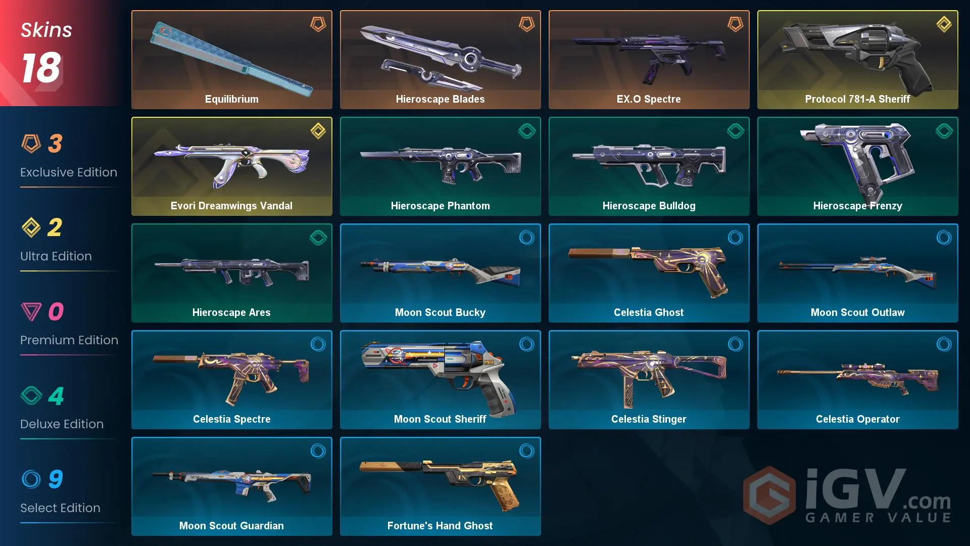 NA/US | Value Deal | Evori Vandal + Equilibrium Knife +Protocol 781 ...