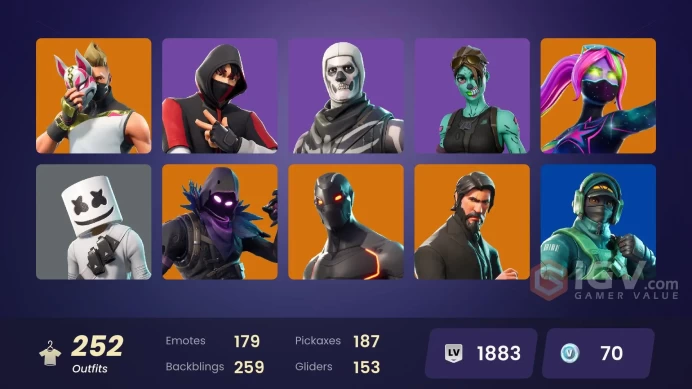 Full Acces 245 skins | IKONIK | Stealth Reflex | The Reaper |OG STW ...