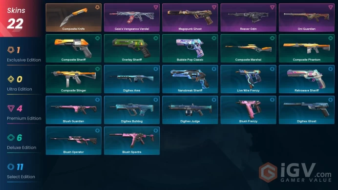 14 Skin // EU-TR // Gaia's Vengeance Vandal + Magepunk Ghost + Reaver ...