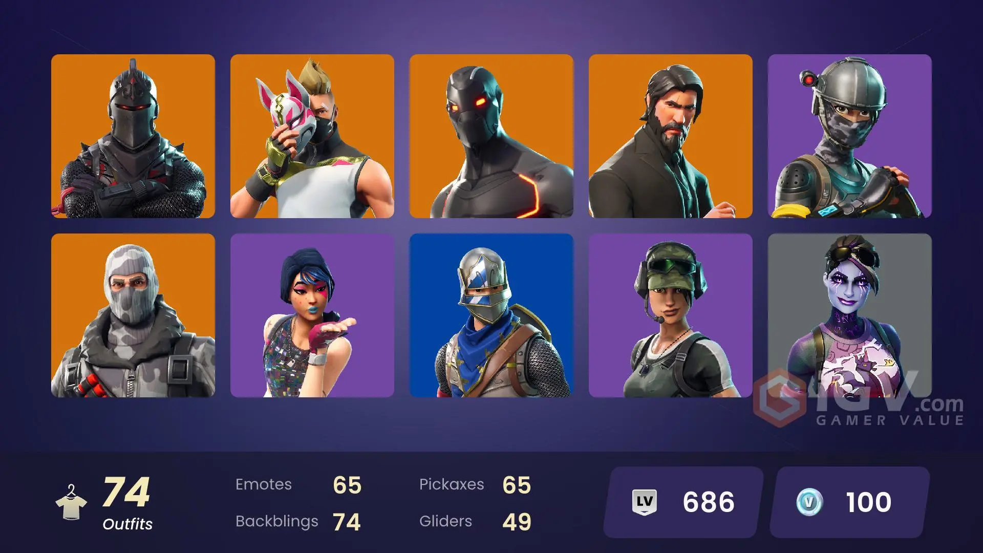 (PC/XBOX) 100 VB) 73 SKINS / BLACK KNIGHT / SPARKLE SPECIALIST / THE ...