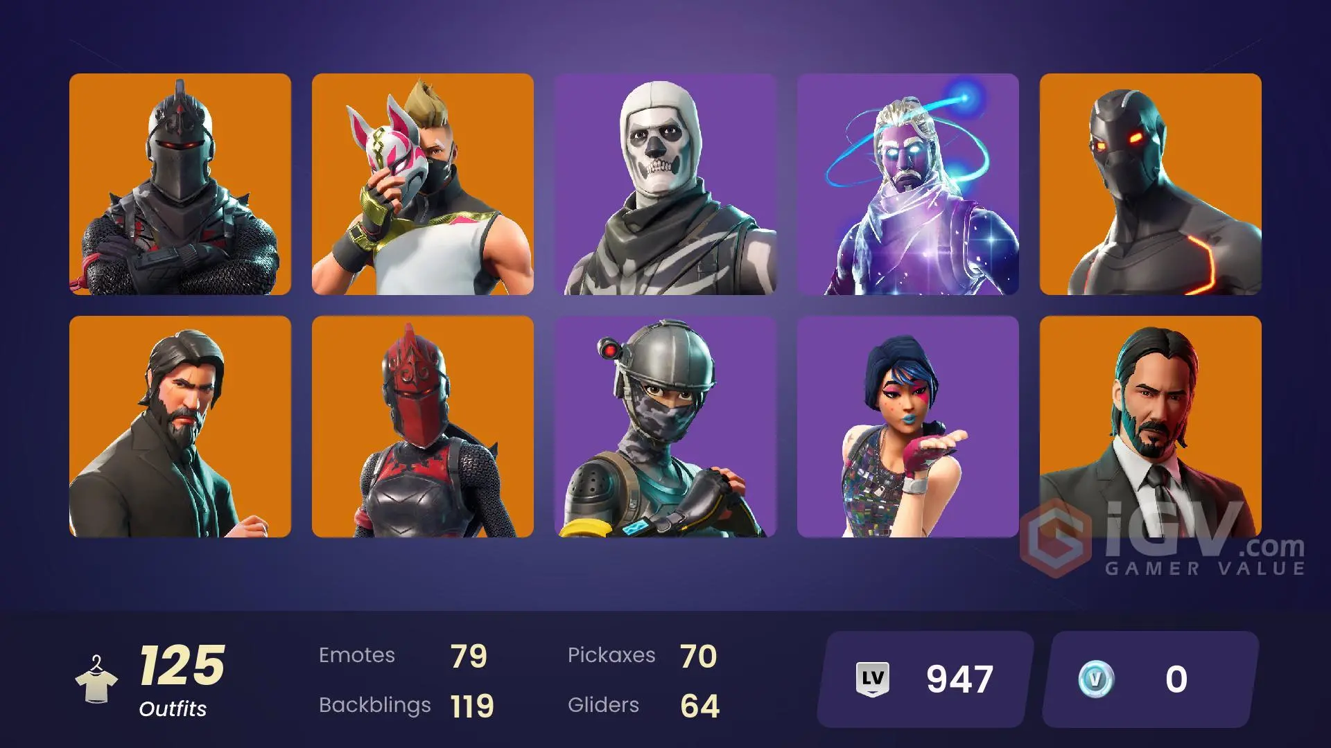 (PC) 124 SKINS / BLACK KNIGHT / GALAXY / SPARKLE SPECIALIST / THE ...