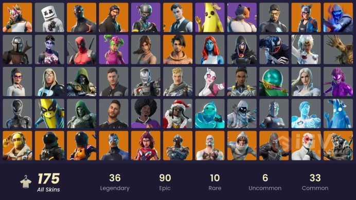 [PC/XBOX] 175 skins | IKONIK | The Reaper | Kymera | Zenith | Rox ...