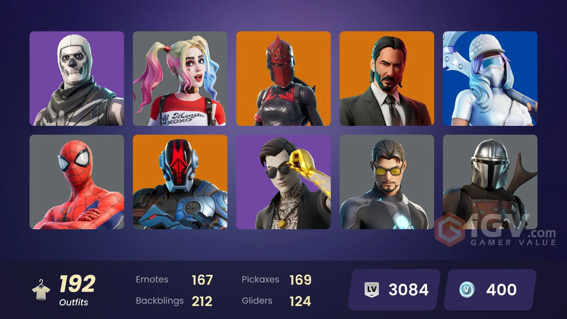 (PC/PSN/XBOX) 192 SKINS | FIXER | SOFIA | JOHN WICK | PREDATOR | ALL ...