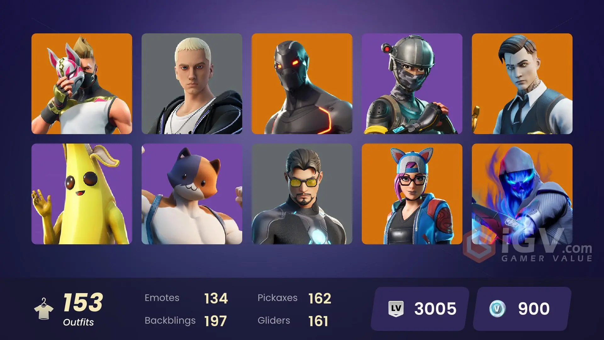 [PC/XBOX/NINTENDO] 153 skins | OG STW | Elite Agent | Take The L | Aura ...