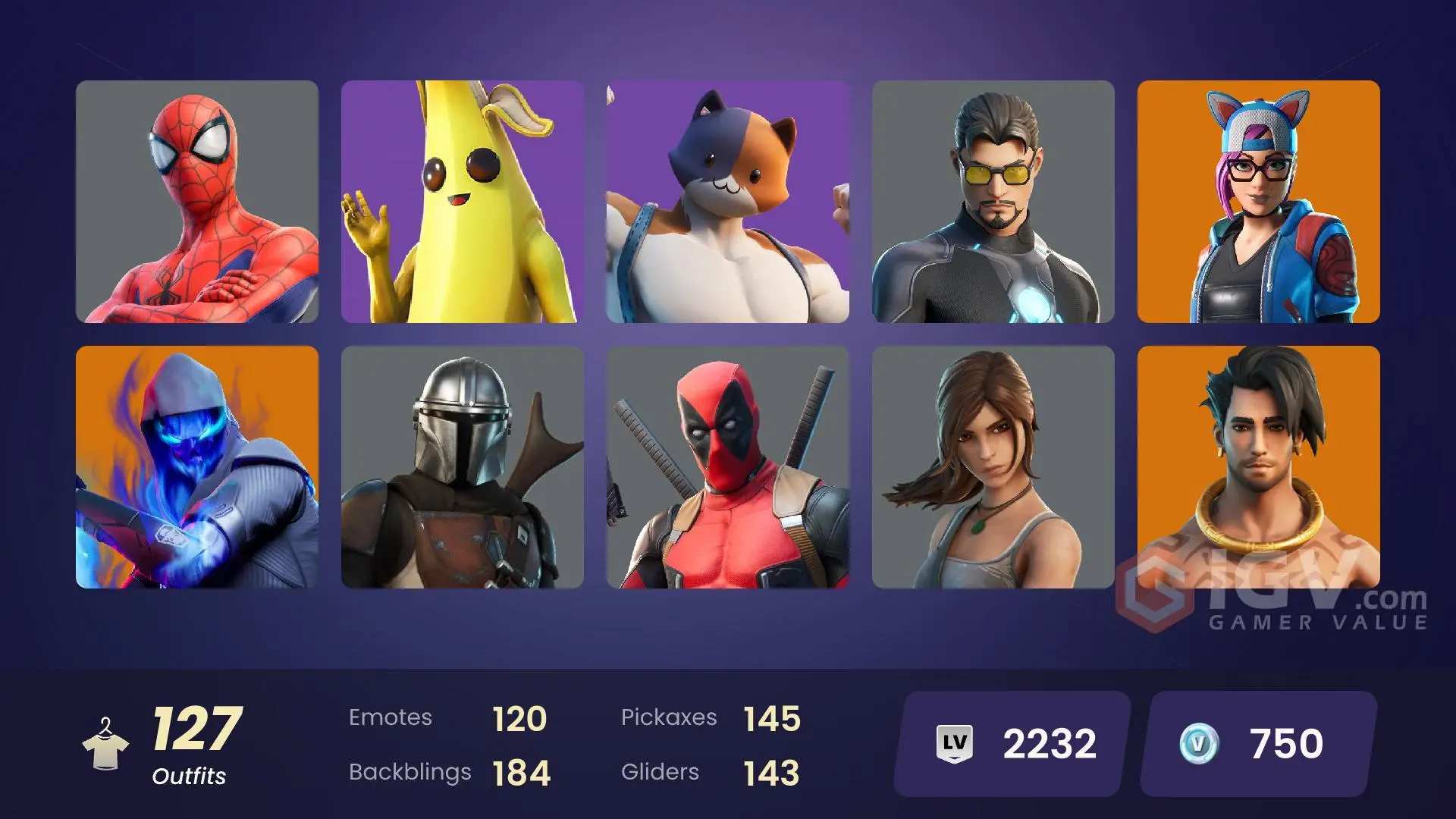 [PC/PSN/XBOX/NINTENDO] 127 skins | Leviathan Axe | Jules | Lara Croft ...