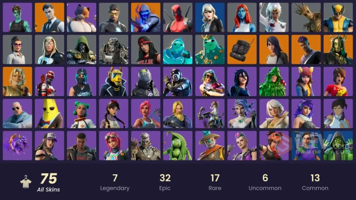 [PC/XBOX] 75 skins | Leviathan Axe | Jules | Aura | Ghoul Trooper ...