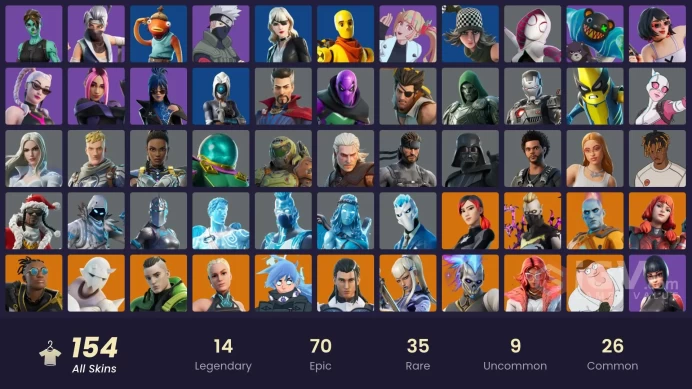 [PC/PSN/XBOX/NIN] 154 skins | Polo Prodigy | Explorer Emilie | Vivi ...