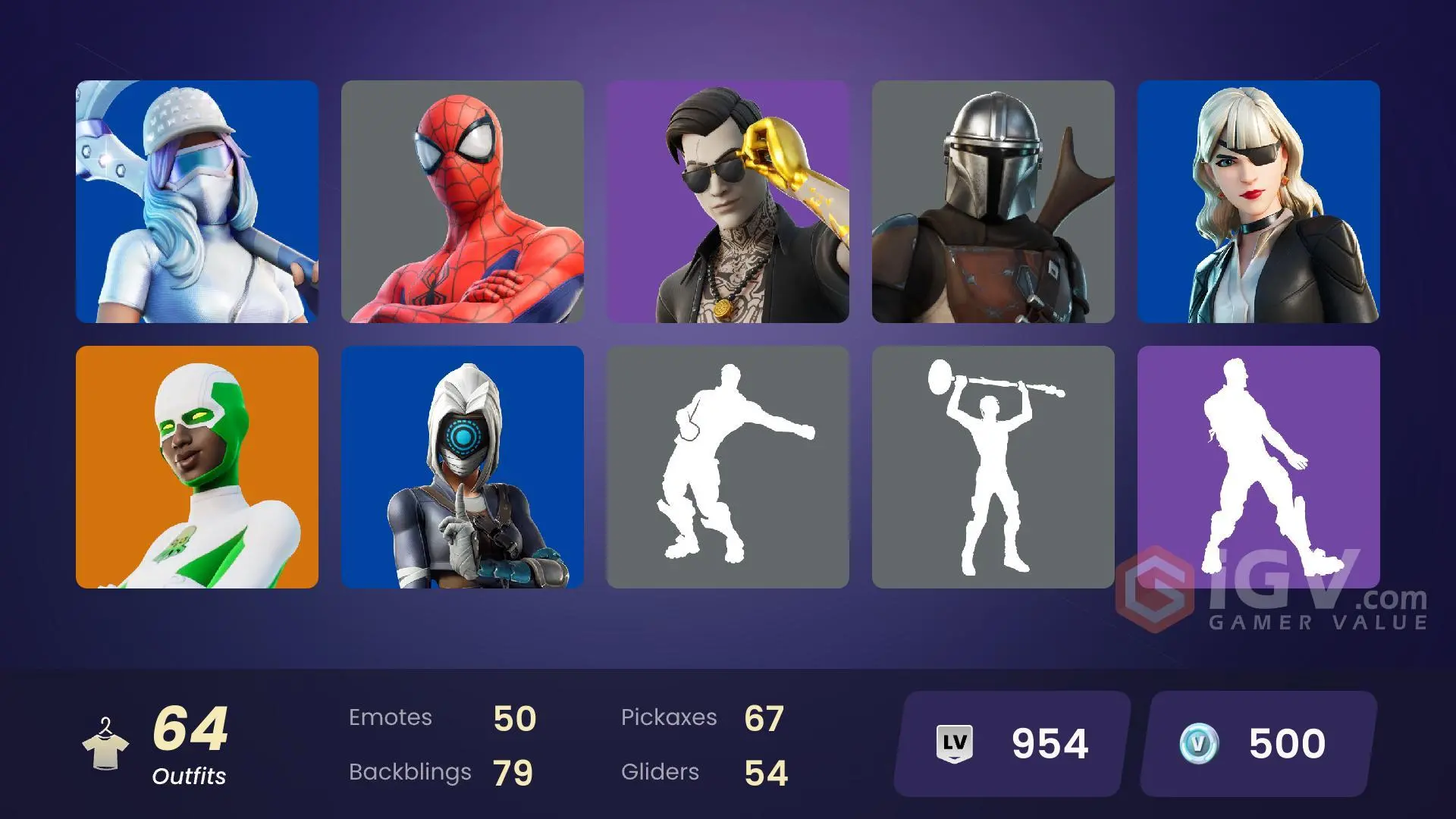[PC/NINTENDO/XBOX/PS] 64 skins | Leviathan Axe | Candy Axe | Verve ...